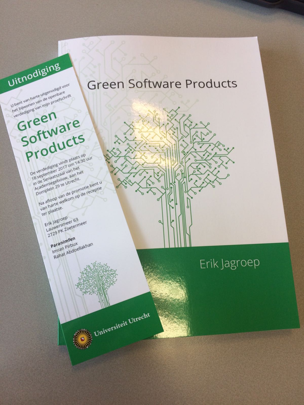 Symposium “Sustainability: from Grey to Green Software Products ...